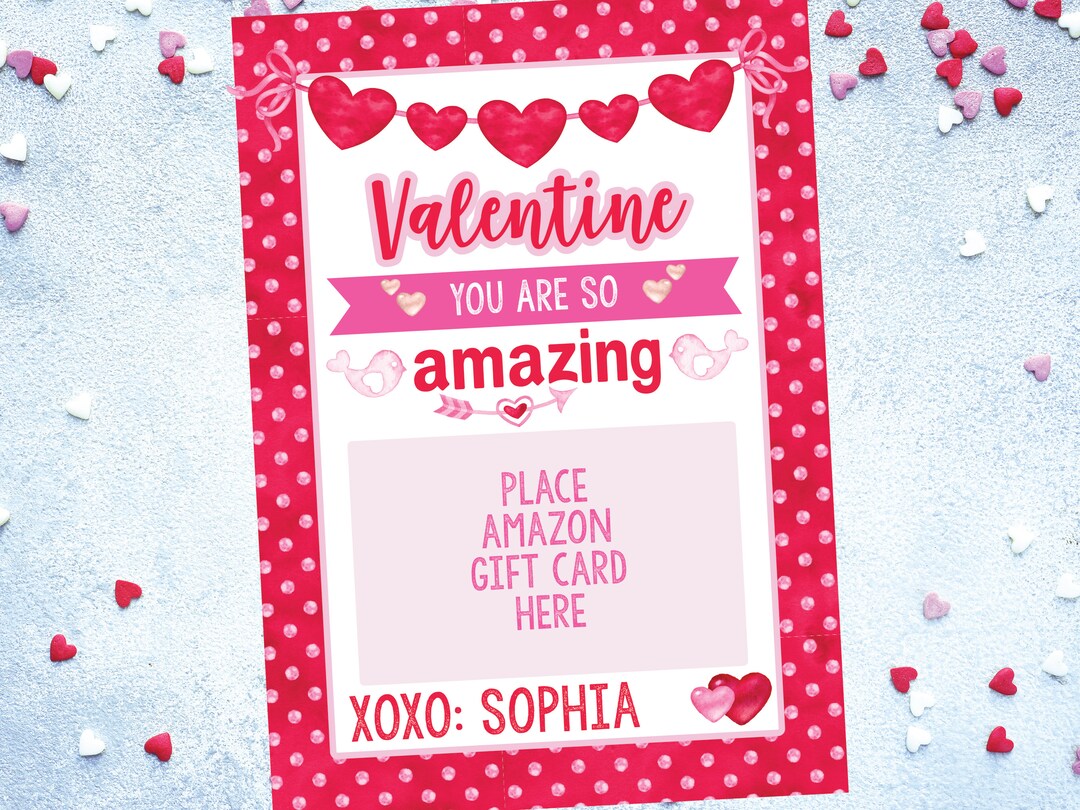 Amazon Gift Card Holder - Valentines Day Amazon Gift Card Holder ...