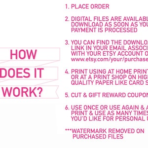 Printable Emoji Reward Coupons for Kids - Kid Reward Coupons - Gift ...