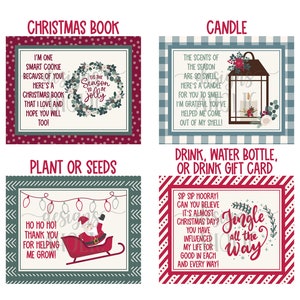 12 Days of Christmas Teacher Gift Tags - Teacher 12 Days of Christmas ...