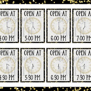 New Years Eve Countdown Time and Activity Cards - New Years Eve ...