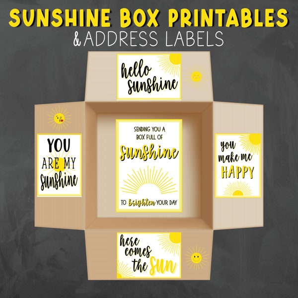 Sunshine Printables - Etsy