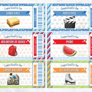 Printable Emoji Reward Coupons for Kids - Kid Reward Coupons - Gift ...