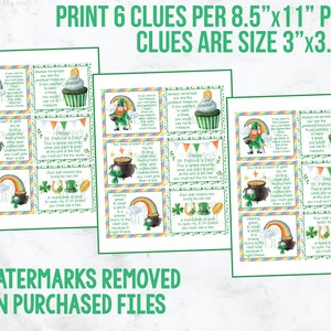 St. Patrick's Day Treasure Hunt and Leprechaun Letter - St Patricks Day ...