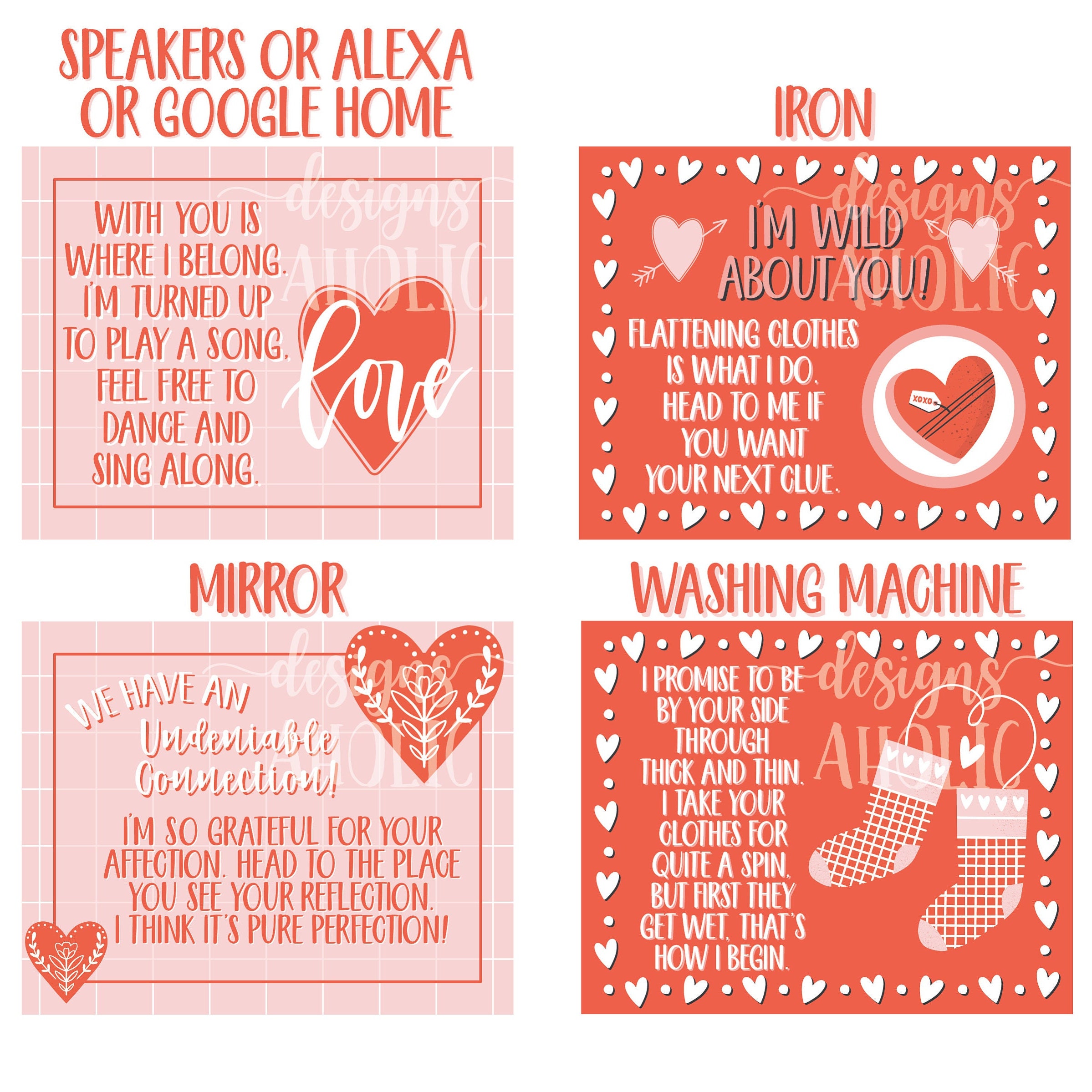 Couple's Valentine's Day Treasure Hunt - Spouse Valentines Scavenger ...