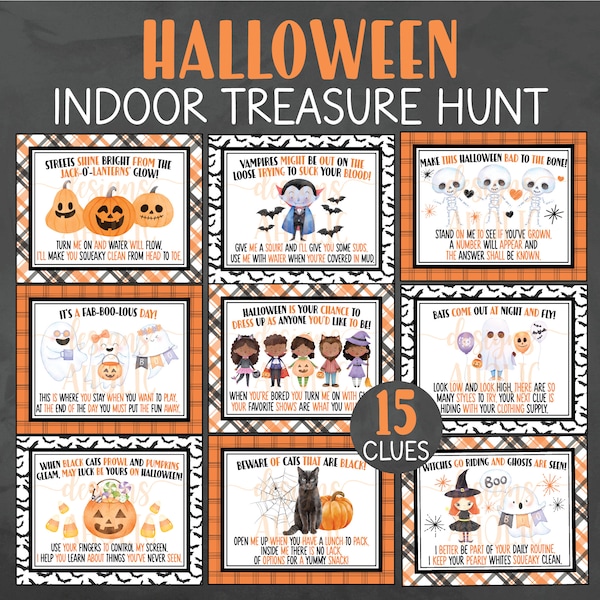 Halloween Scavenger Hunt - Etsy
