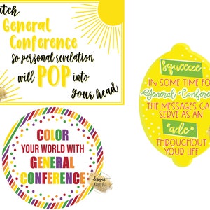 12 LDS General Conference Gift Tags - 12 LDS General Conference ...