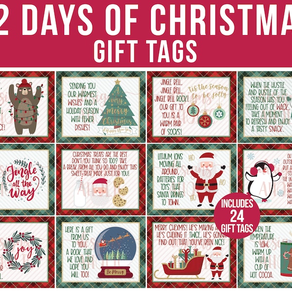 12 Days of Christmas Secret Santa - Etsy