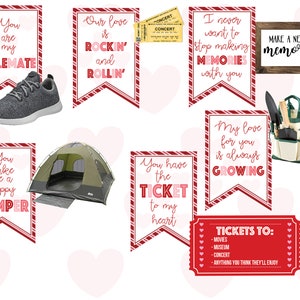 52 Love Gift Tag Bundle - 14 Days of Valentines Day - Candy Love Gift ...