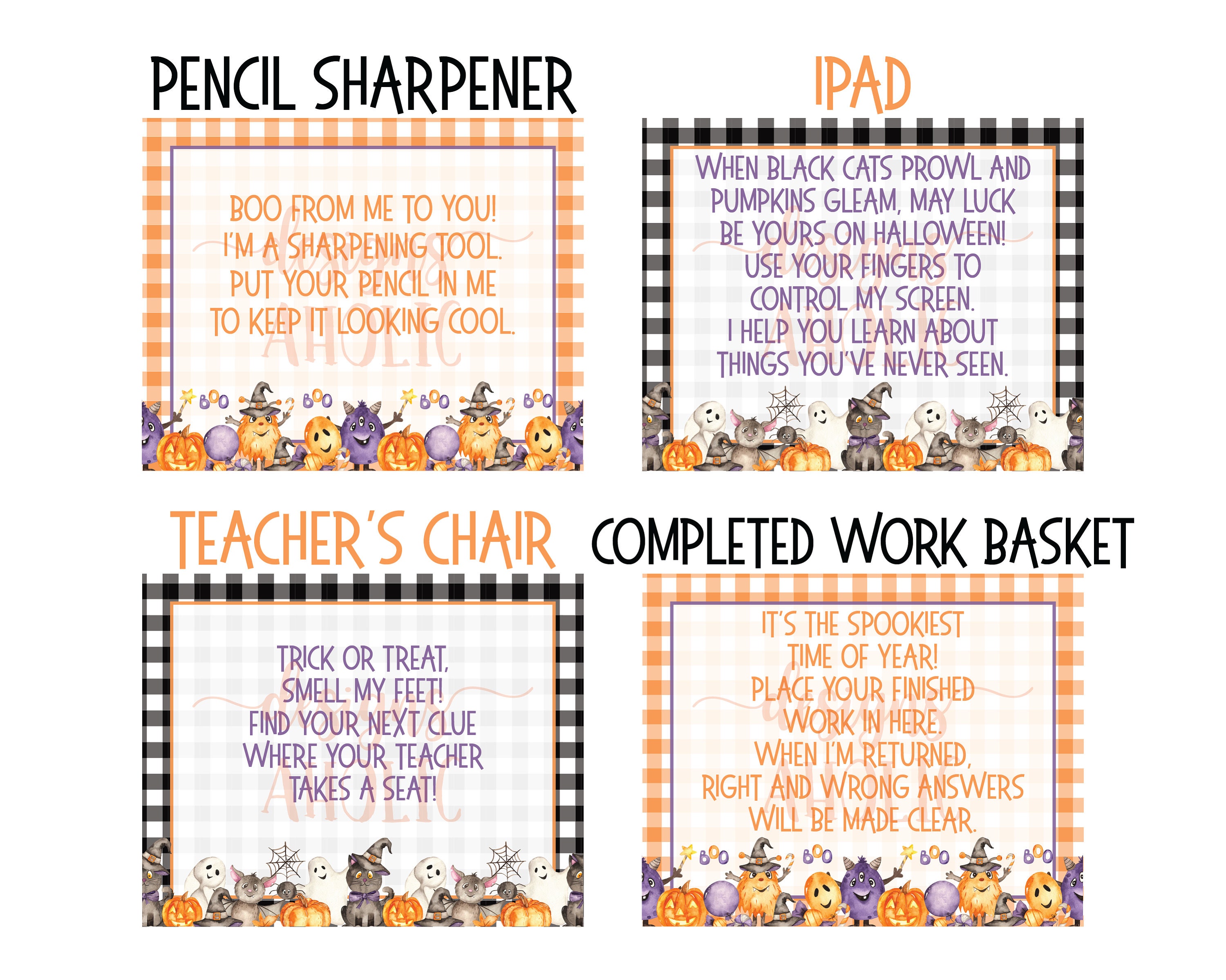 Classroom Halloween Treasure Hunt - School Halloween Treasure Hunt ...