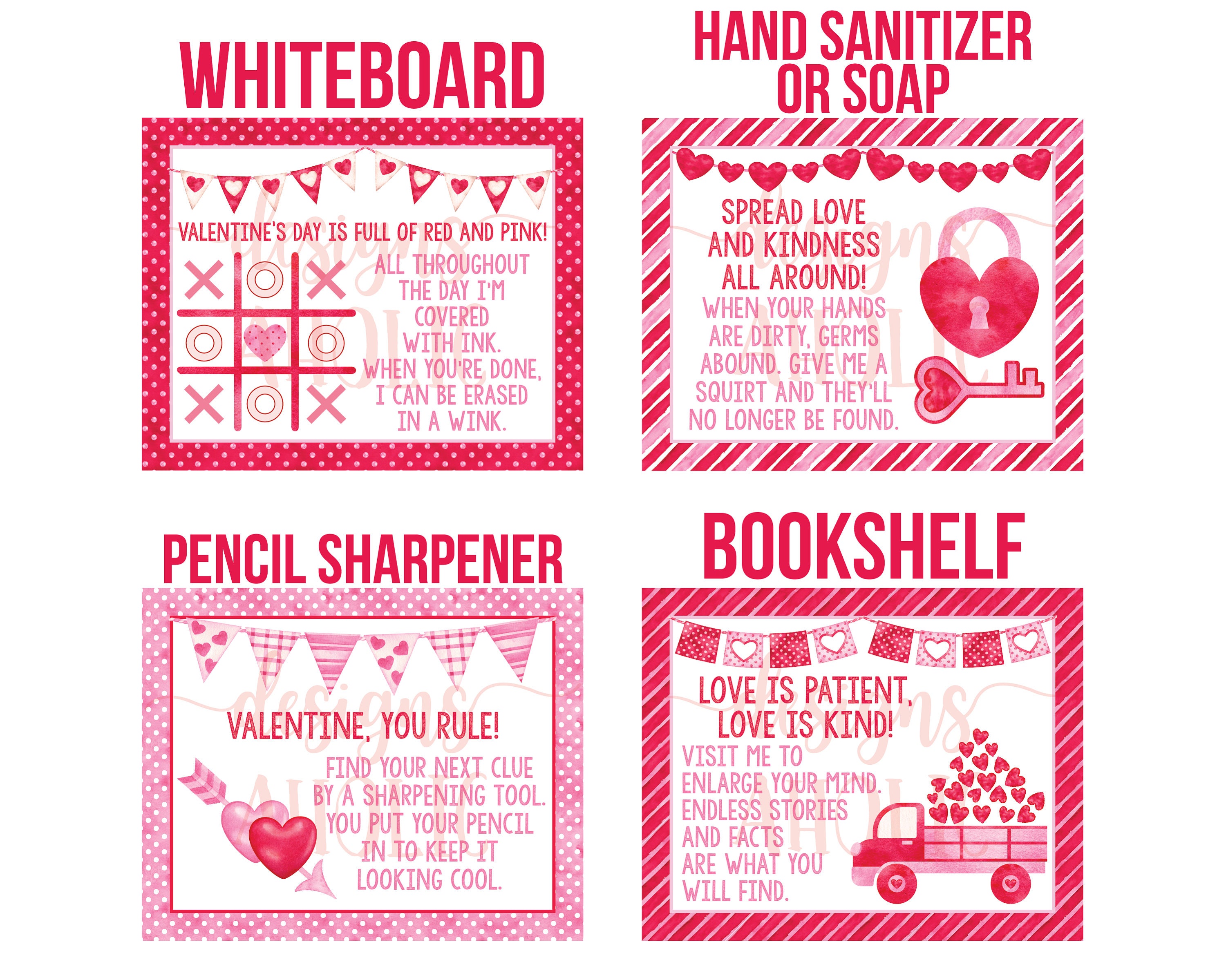 Classroom Valentine's Day Treasure Hunt Classroom - Etsy