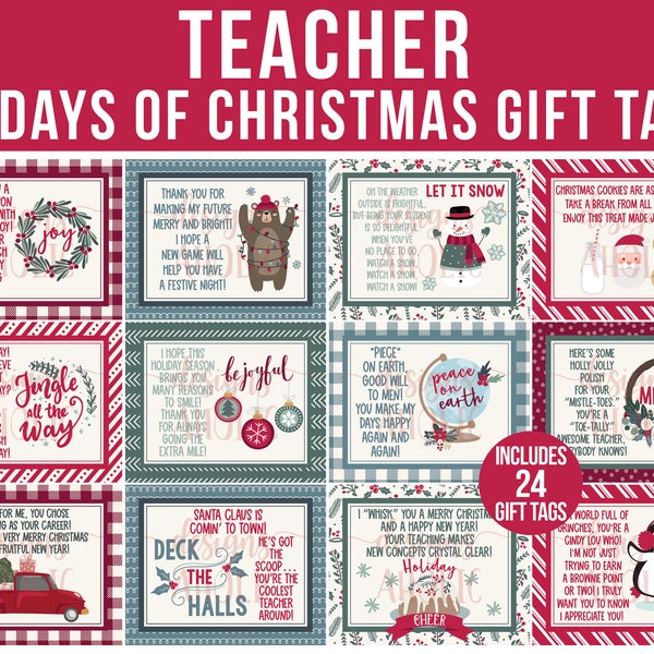 12 Days of Christmas Stickers - Etsy