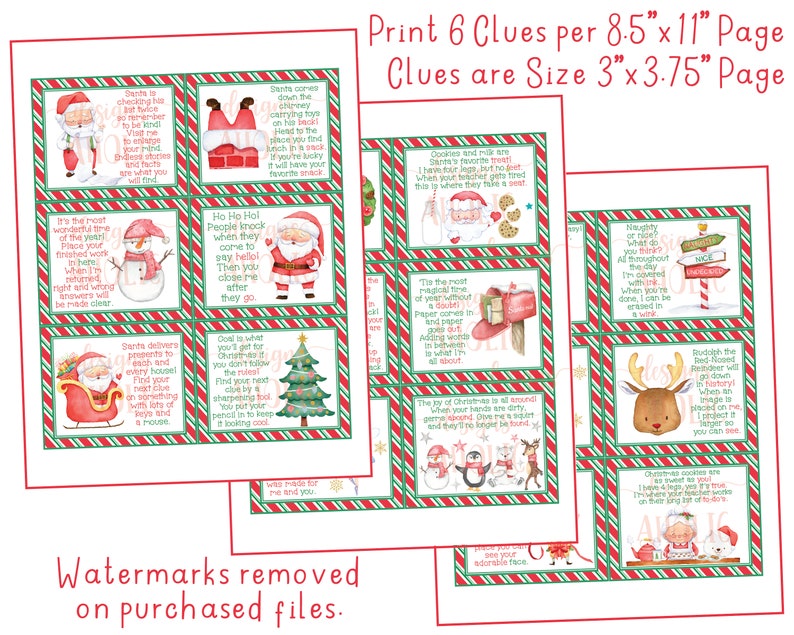 Classroom Christmas Treasure Hunt - School Christmas Treasure Hunt ...