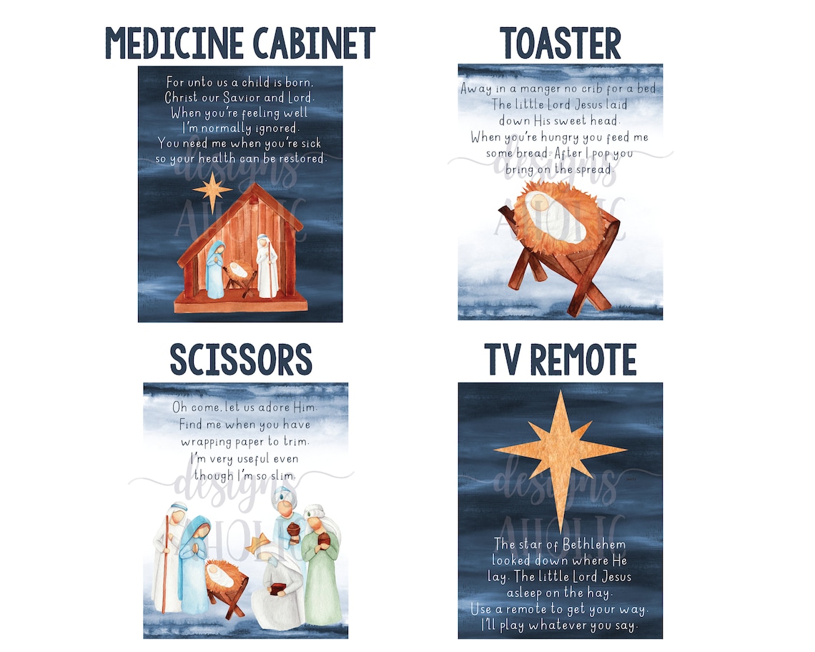 Nativity Treasure Hunt Nativity Scavenger Hunt Nativity - Etsy