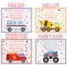 Vehicle Treasure Hunt - Truck Treasure Hunt - Transportation Treasure ...