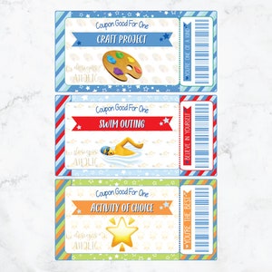 Printable Emoji Reward Coupons for Kids - Kid Reward Coupons - Gift ...