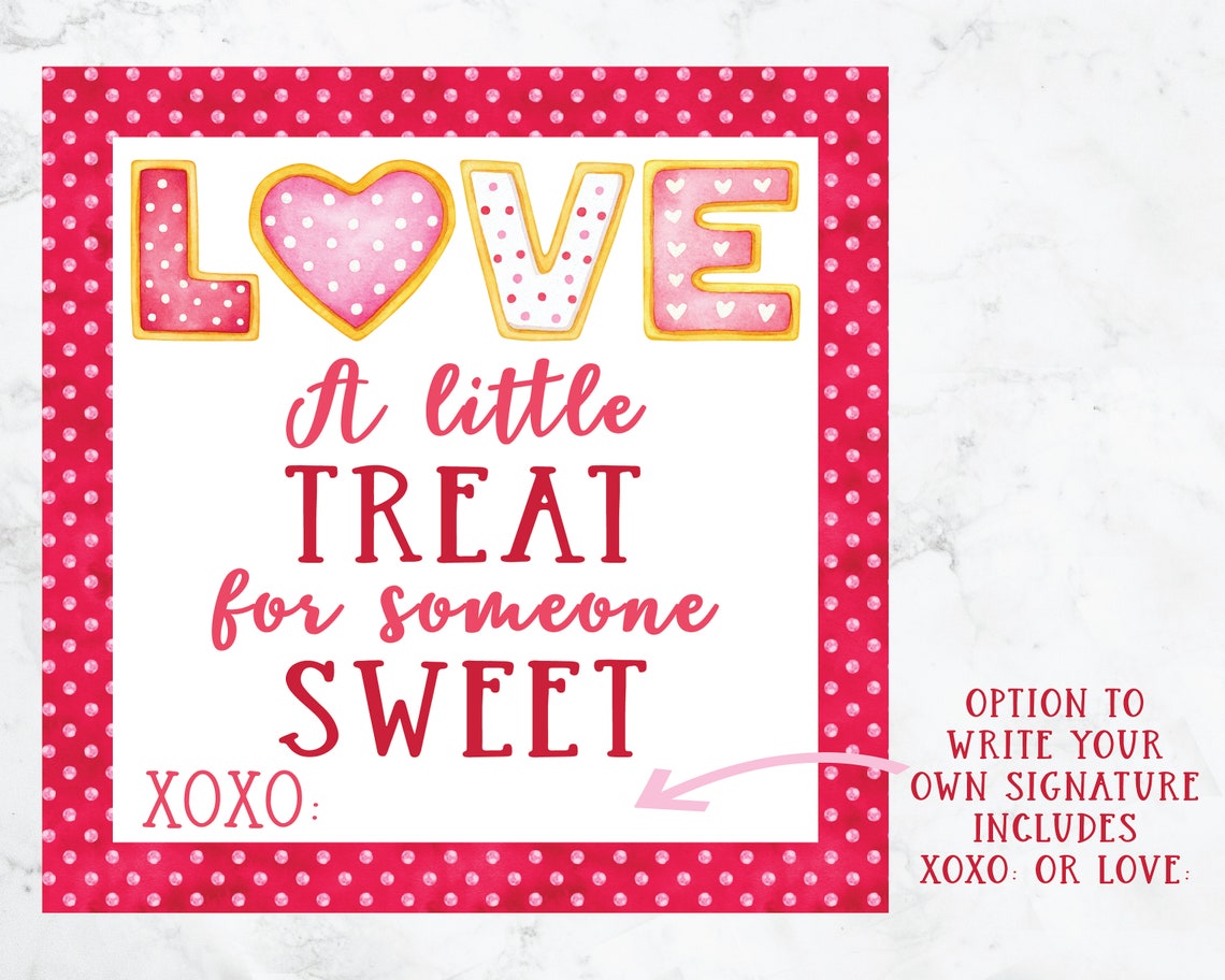 Sweet Treat Valentine's Day Card Sweet Treat - Etsy