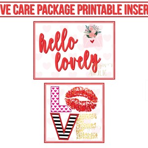 Sending You Love Care Package Printables & Address Label - Thinking of ...