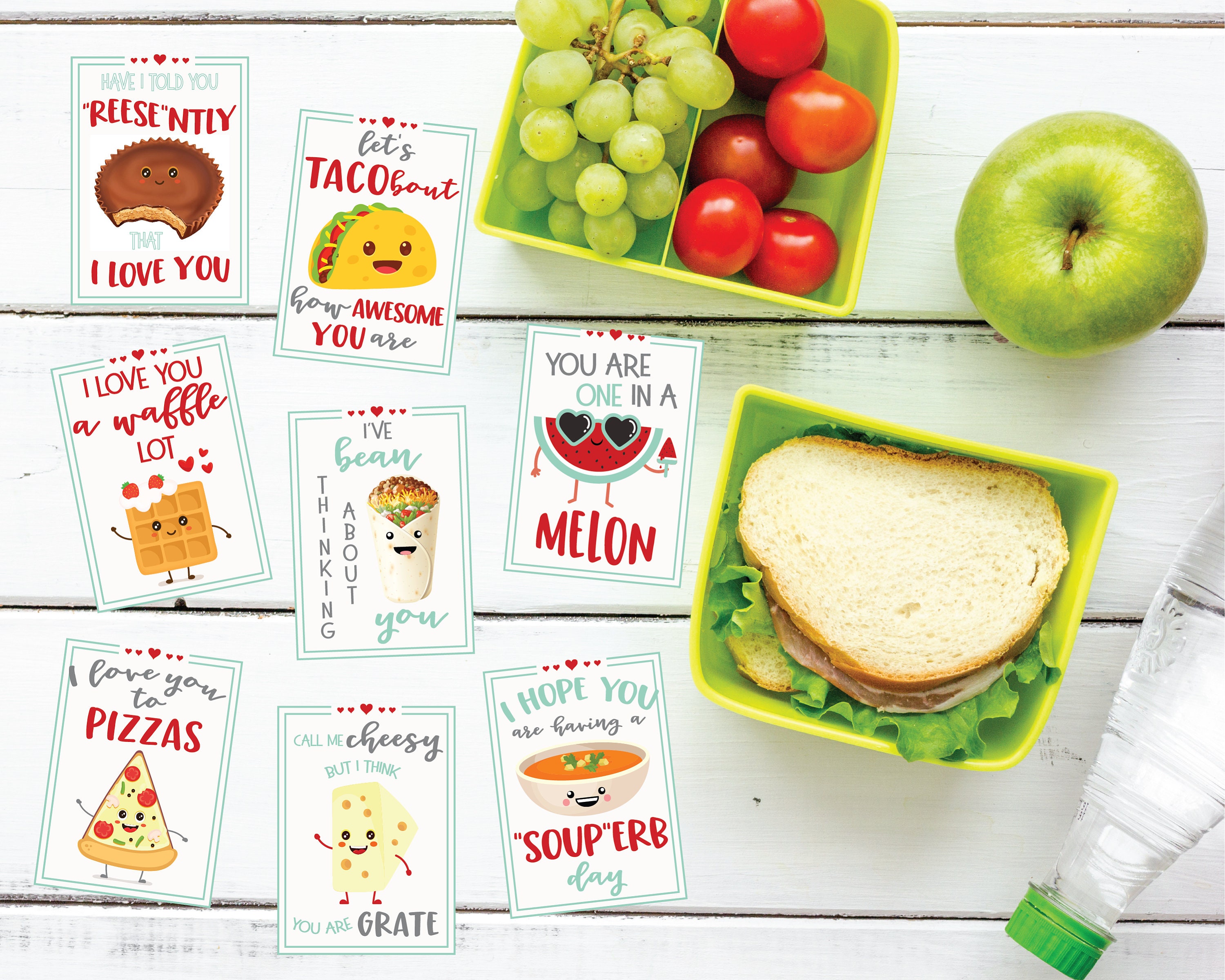 Lunch Box Notes Punny Lunch Box Notes for Kids | Etsy