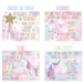 Unicorn Treasure Hunt Unicorn Scavenger Hunt Unicorn Party Unicorn ...