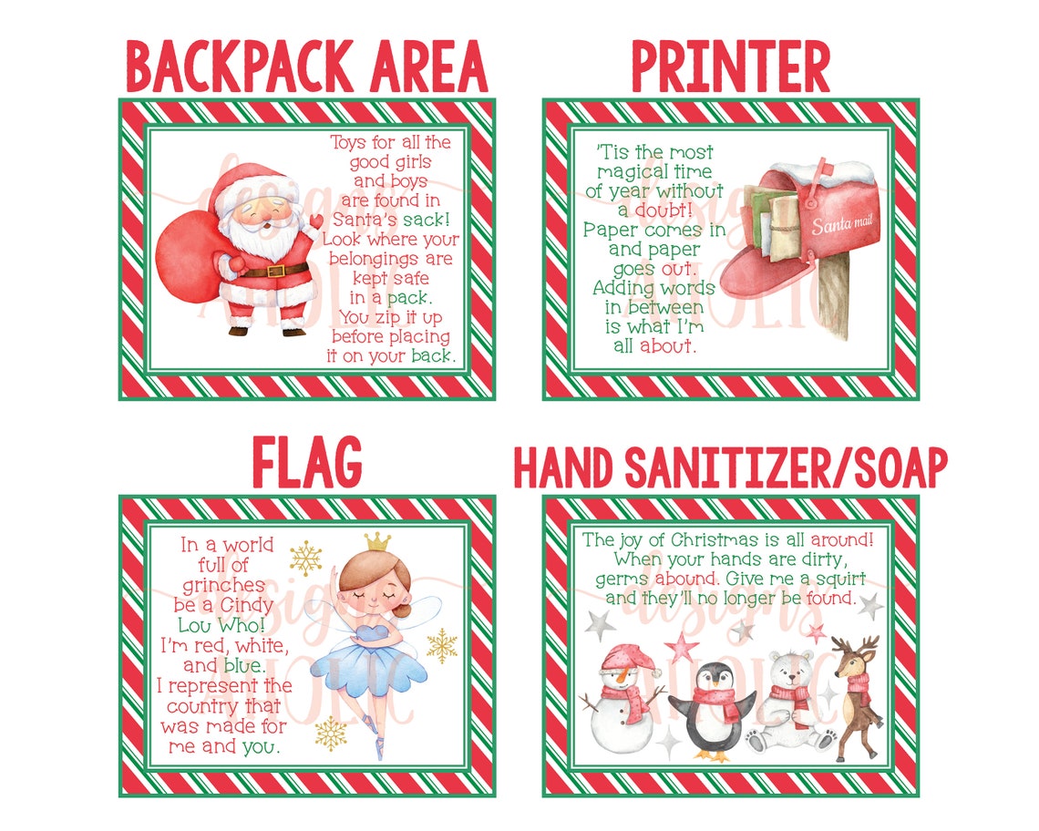 Classroom Christmas Treasure Hunt School Christmas Treasure - Etsy