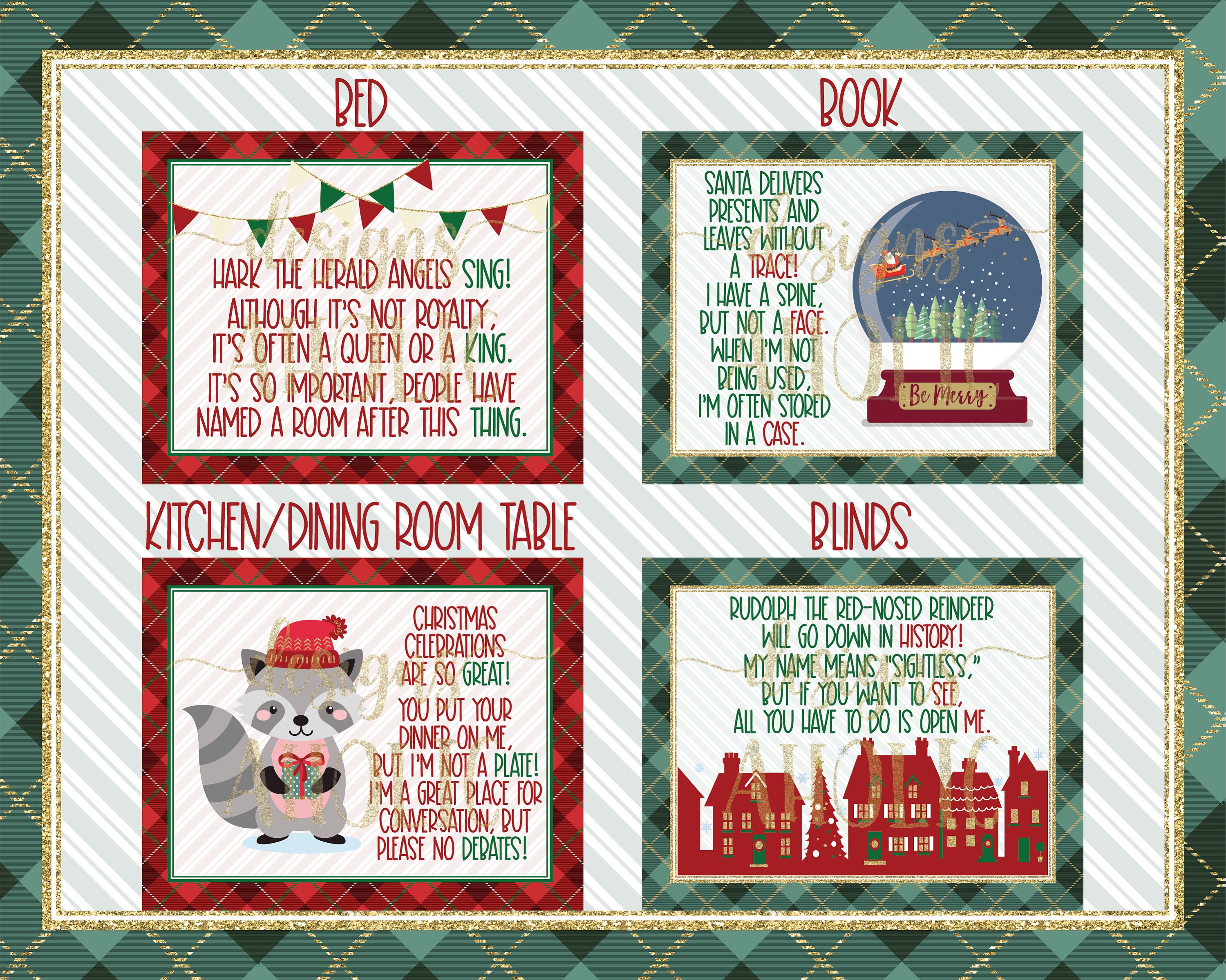 Difficult Christmas Treasure Hunt - Difficult Christmas Scavenger Hunt ...