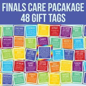 Finals Survival Kit or Care Package Printables Final Exams Care Package ...