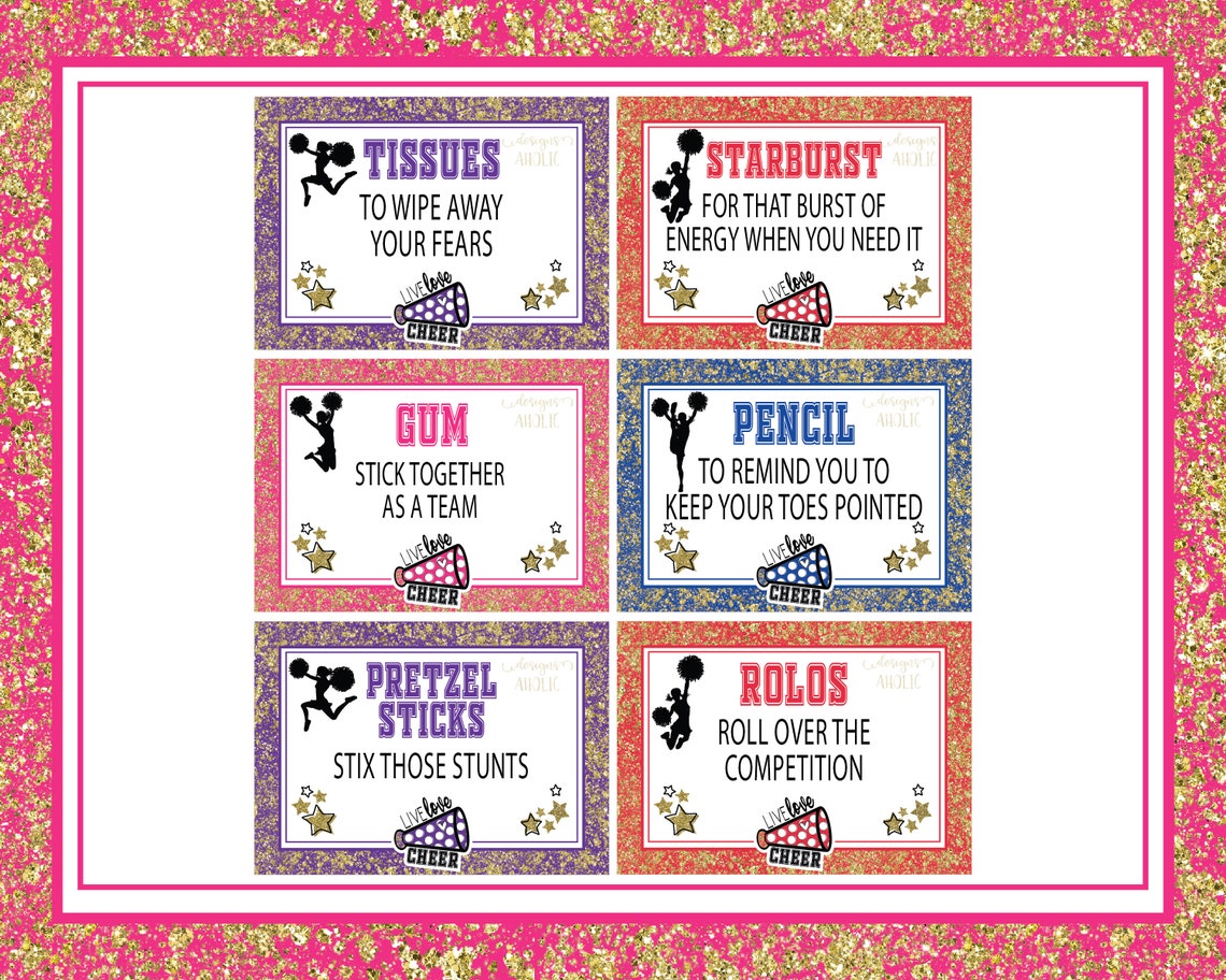 Cheerleader Survival Kit - Cheerleading Competition Survival Kit ...