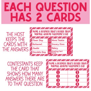 Valentines Friendly Feud - Valentines Party Game - Family Valentines ...
