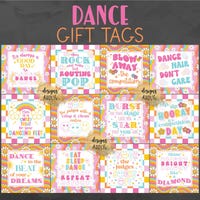 Dance Team Treat Tags: Good Luck Gift (PDF) - Etsy