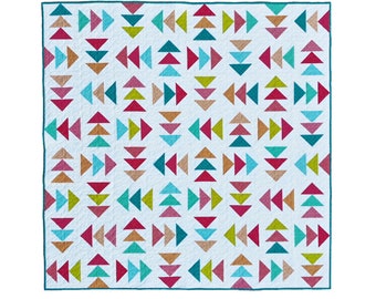 Twisted Geese Quilt Pattern by Zen Chic ZC-TWQP, Flying Geese Quilt ...