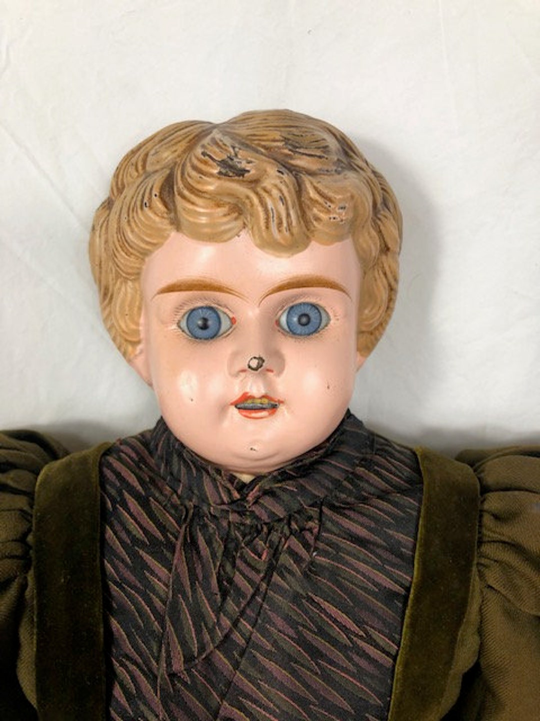 Large Vintage 1800s Juno Tin/metal Doll Historic Quality - Etsy