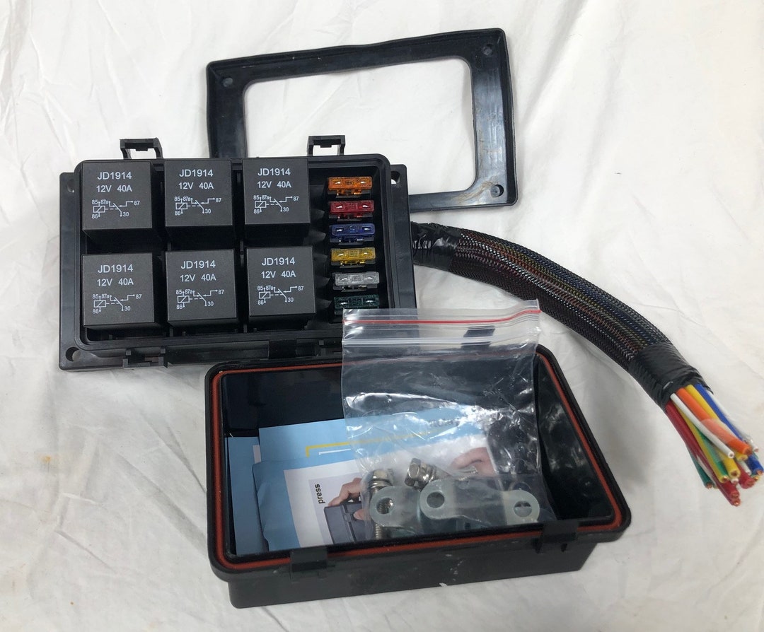 Universal Fuse Relay Box for 12V Waterproof Car, Truck, Motorsports - Etsy
