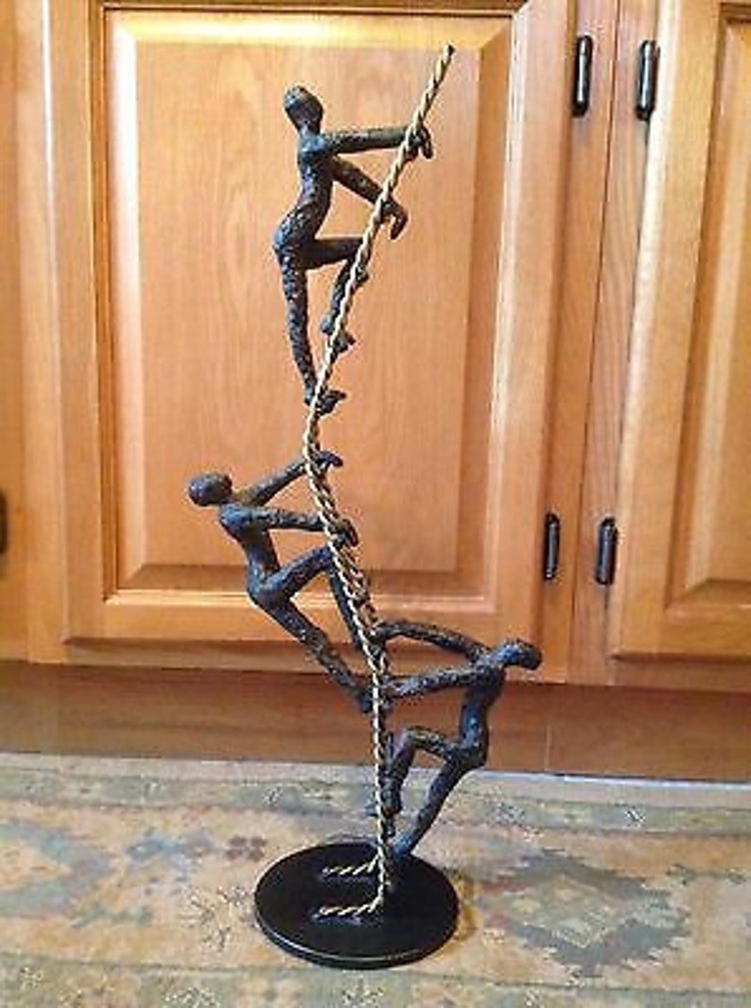 Austin Sculpture ascending Heavy Metal Desk Table Sculpture 22 - Etsy