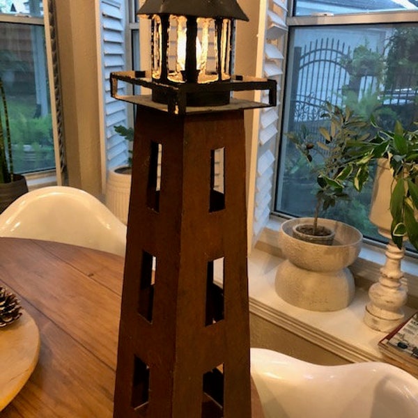 Metal Lighthouse - Etsy