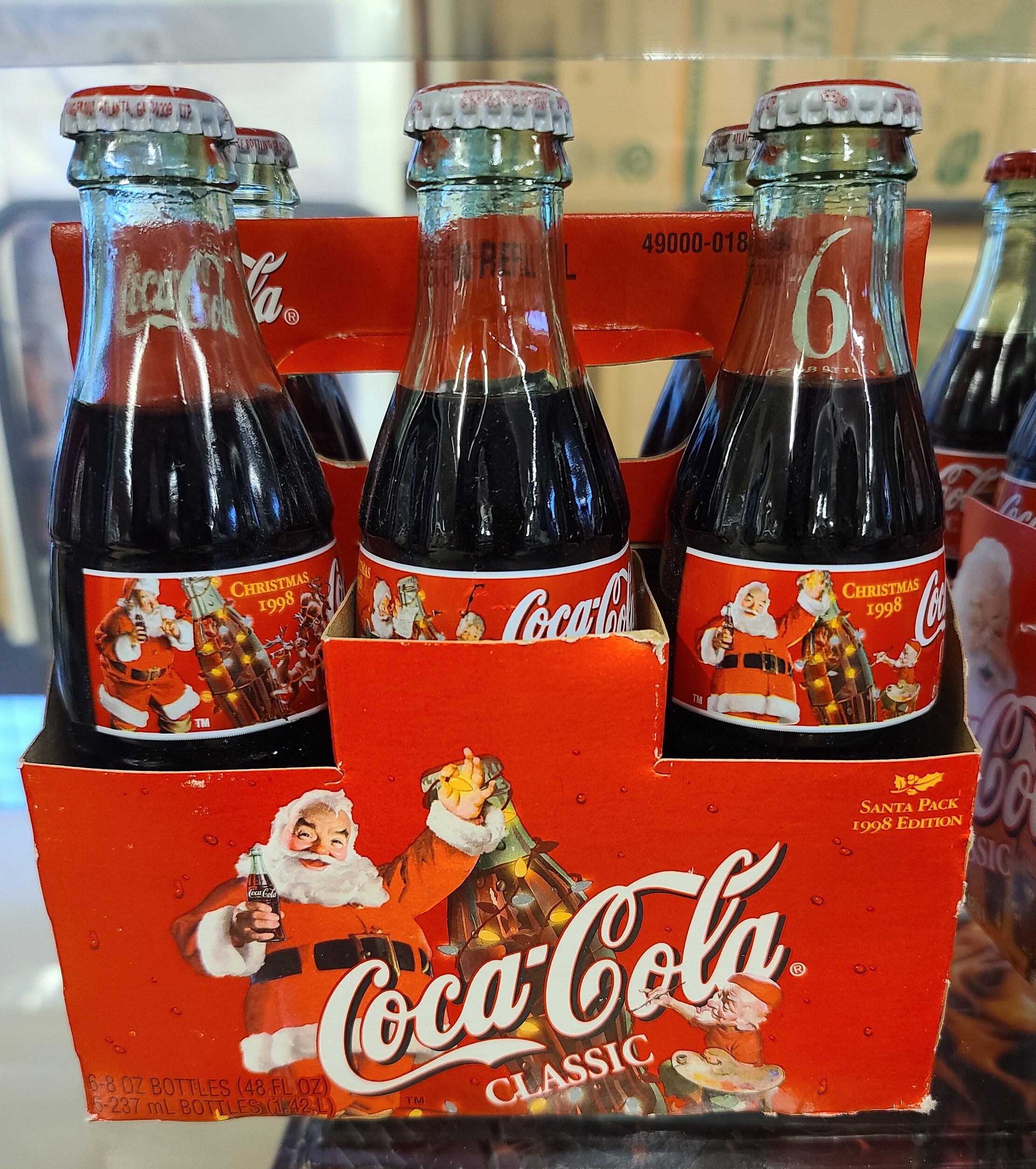 Santa Pack 1998 Edition Coca Cola Classic 49000-01834 8oz - Etsy