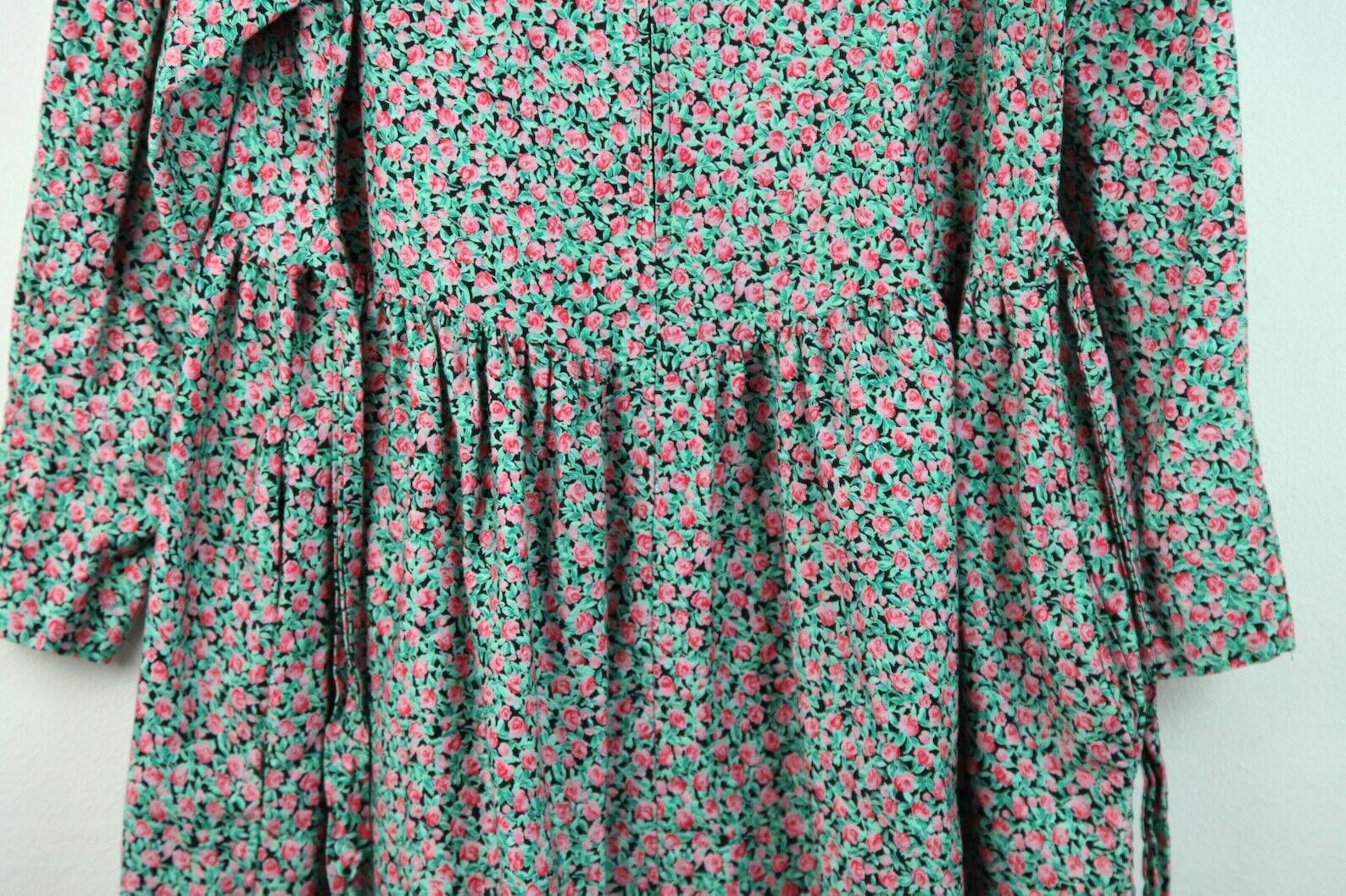 Vintage Large Maternity Dress 80s 90s Floral Bloomcore Cottagecore ...
