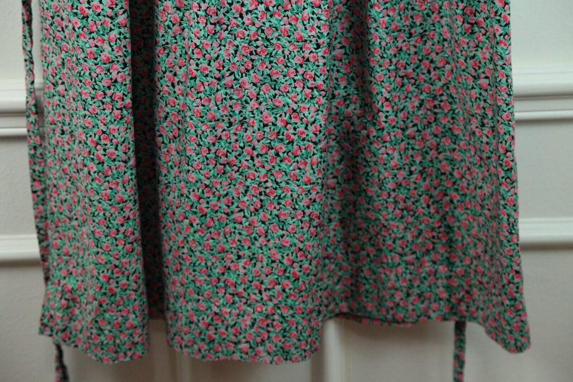 Vintage Large Maternity Dress 80s 90s Floral Bloomcore Cottagecore ...