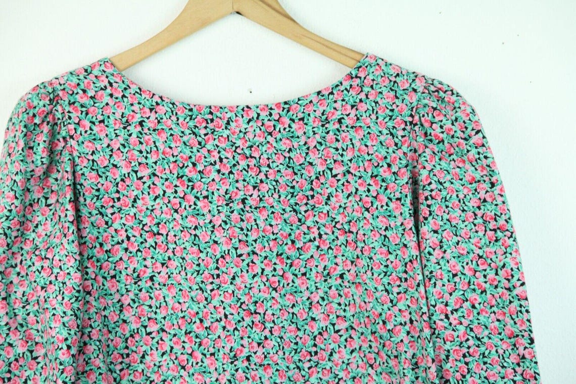 Vintage Large Maternity Dress 80s 90s Floral Bloomcore Cottagecore ...