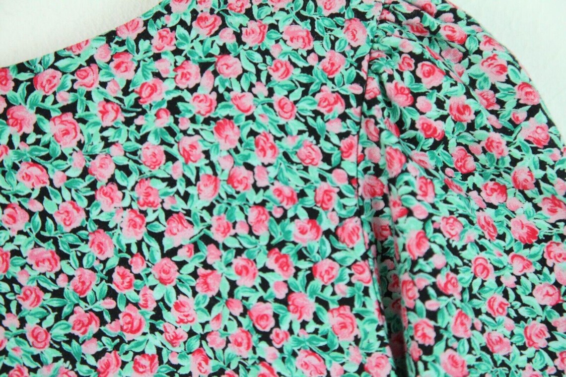 Vintage Large Maternity Dress 80s 90s Floral Bloomcore Cottagecore ...