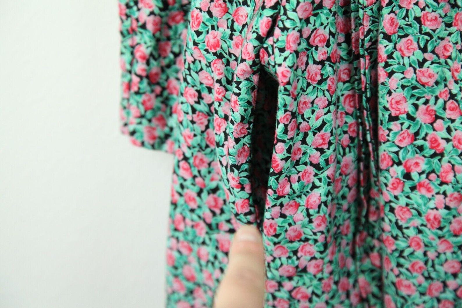 Vintage Large Maternity Dress 80s 90s Floral Bloomcore Cottagecore ...