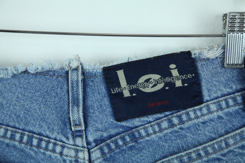 Vintage 90s L.E.I. Low Rise Ultra Short Shorts Denim Jean | Etsy