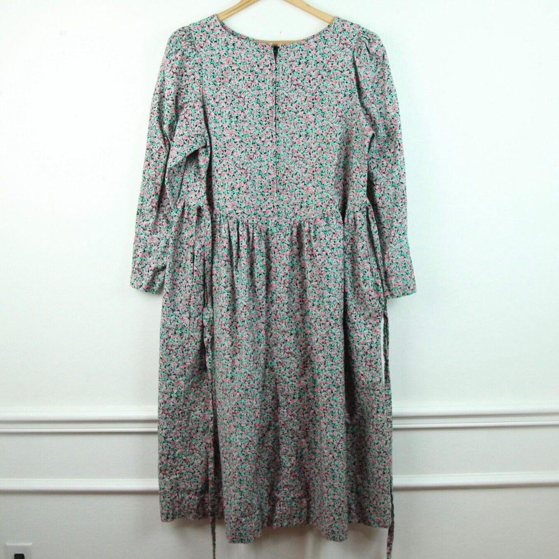 Vintage Large Maternity Dress 80s 90s Floral Bloomcore Cottagecore ...