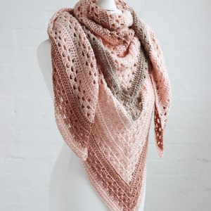 CROCHET SHAWL PATTERN & Video / Crochet Shawl - Crochet Scarf Pattern ...