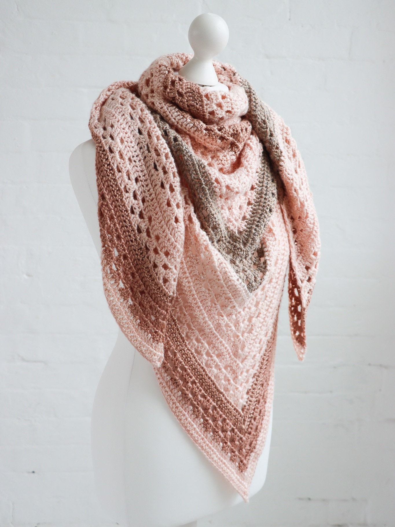 CROCHET SHAWL PATTERN & Video / Crochet Shawl - Crochet Scarf Pattern ...