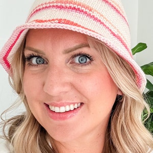CROCHET HAT PATTERN / Crochet Bucket Hat Pattern - Bucket Hat ...