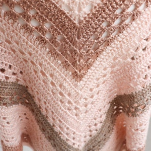 CROCHET SHAWL PATTERN & Video / Crochet Shawl - Crochet Scarf Pattern ...