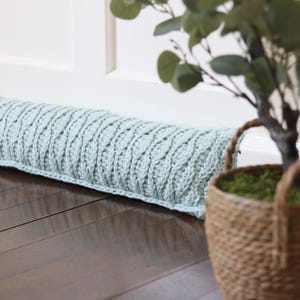 Crochet Draught Excluder Pattern: Textured Home Decor (PDF Pattern) - Etsy