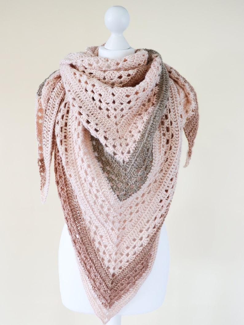 CROCHET SHAWL PATTERN & Video / Crochet Shawl - Crochet Scarf Pattern ...