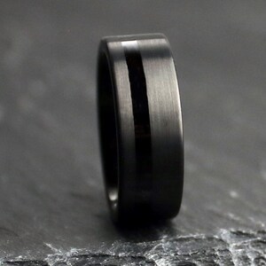 Ancient Wood, Bog Oak Ring, Black Wood Ring, History Ring, Wood Promise ...