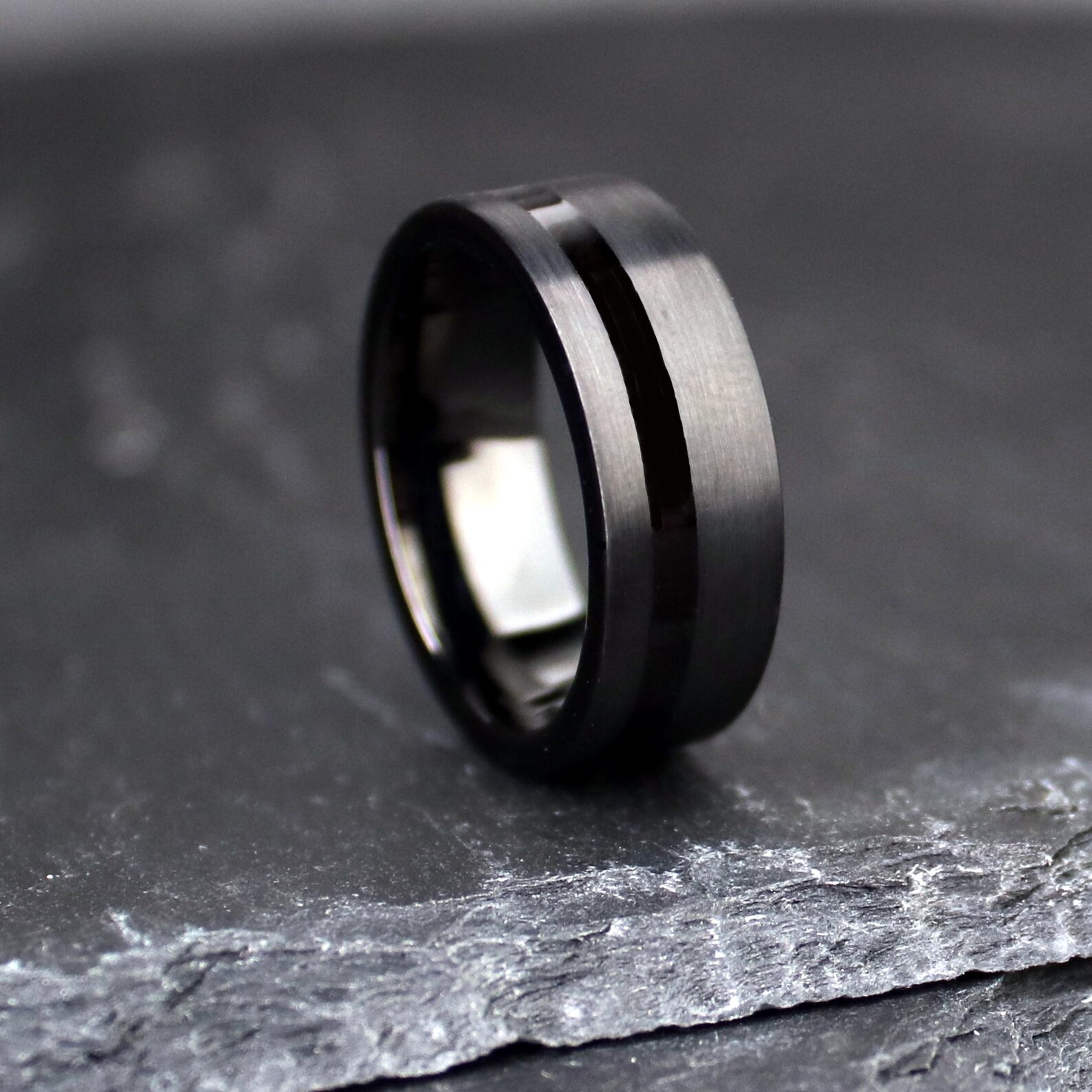 Ancient Wood, Bog Oak Ring, Black Wood Ring, History Ring, Wood Promise ...